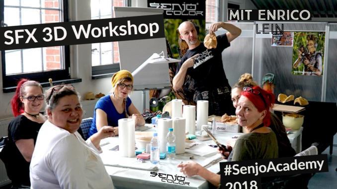 3D Mask Making SFX Workshop 2018 - Senjo Color - World Of Bodypainting