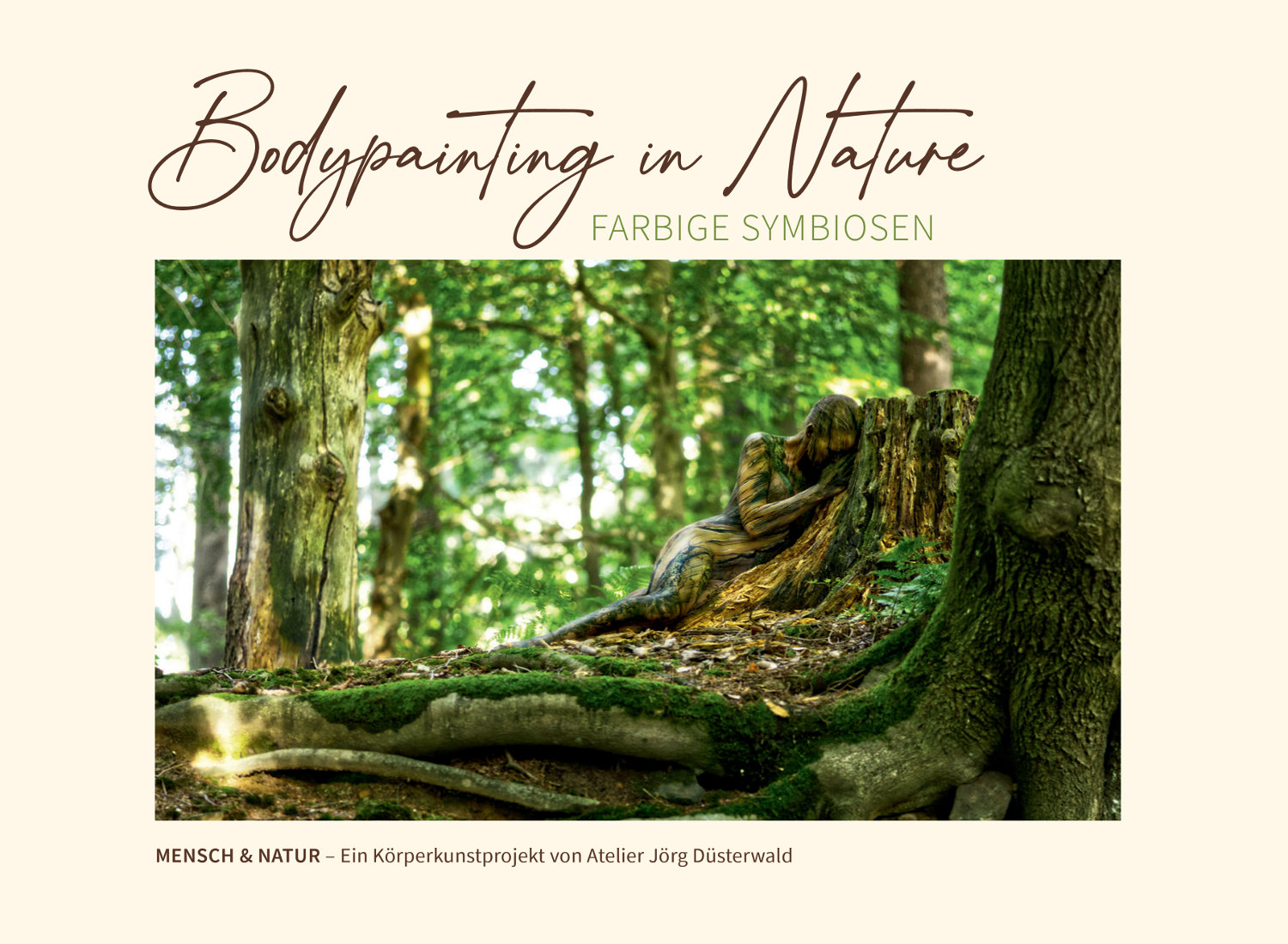 Illustrated Book: Bodypainting In Nature - Colorful Symbioses By Jörg ...