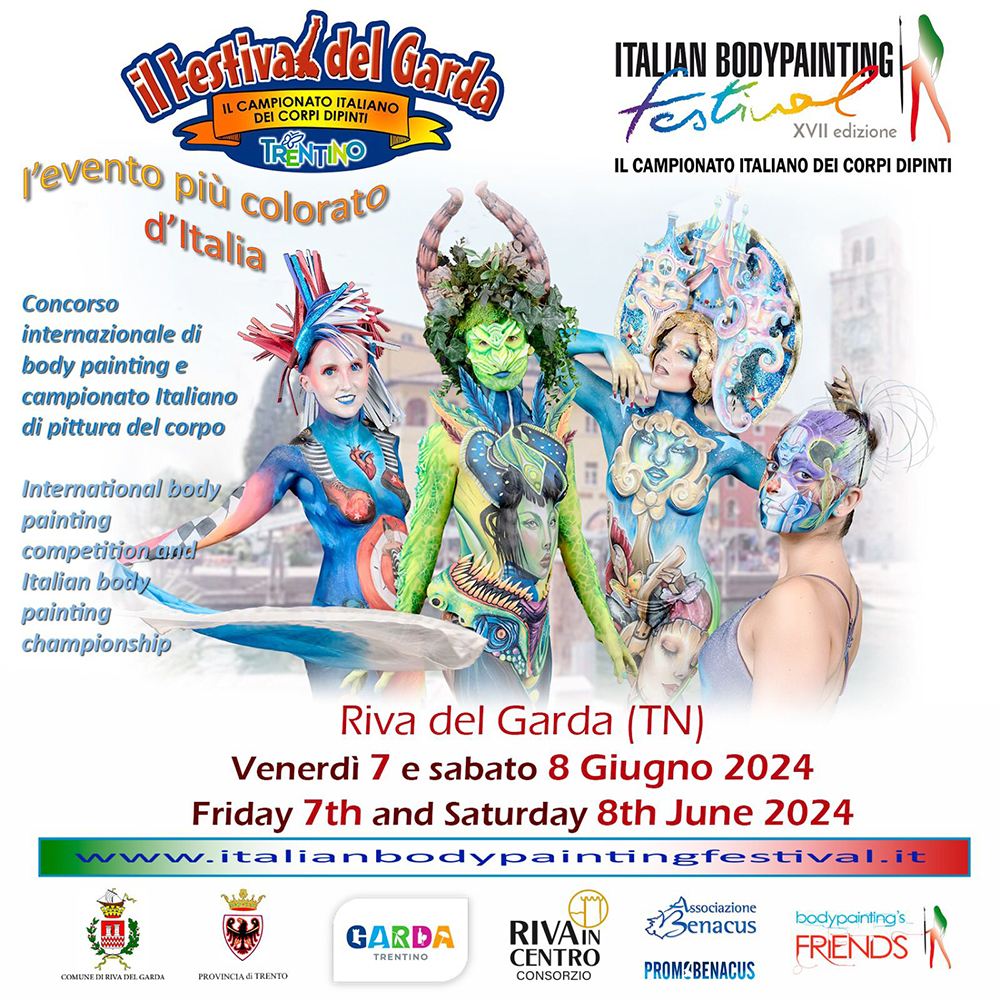 Colorful Works Of Art Up Close: Italian Body Painting Festival 2024 On ...